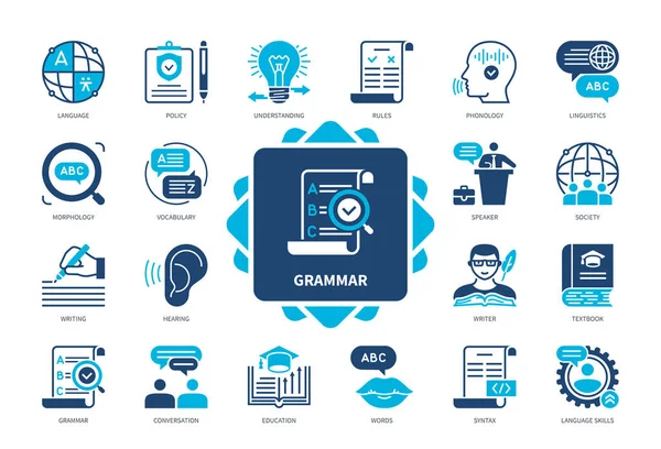 Gramática imágenes de stock de arte vectorial | Depositphotos