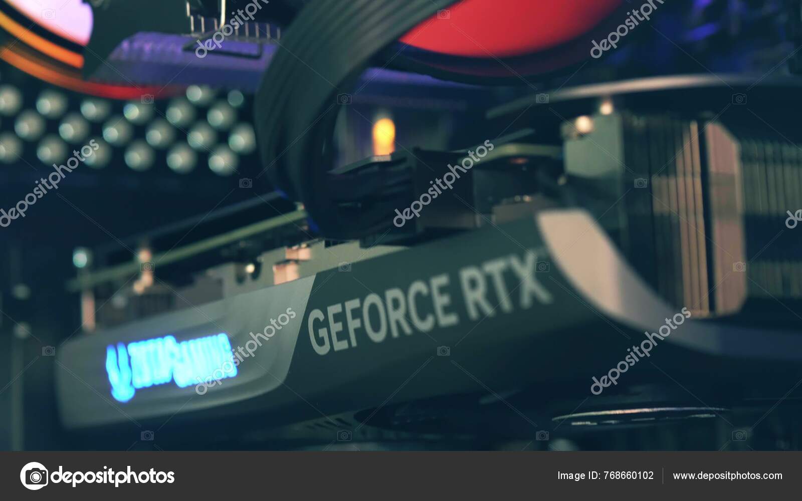 Grenoble France November 2024 Modern Nvidia Geforce Graphics Card ...