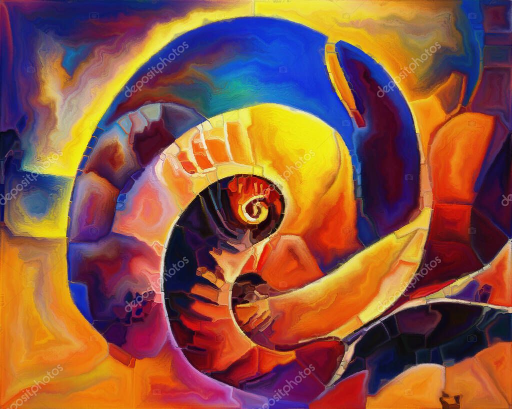 Serie Color Orgánico. Disposición creativa de formas que recuerdan a ...