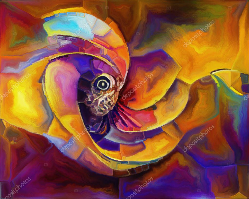 Serie Color Orgánico. Disposición creativa de formas que recuerdan a ...