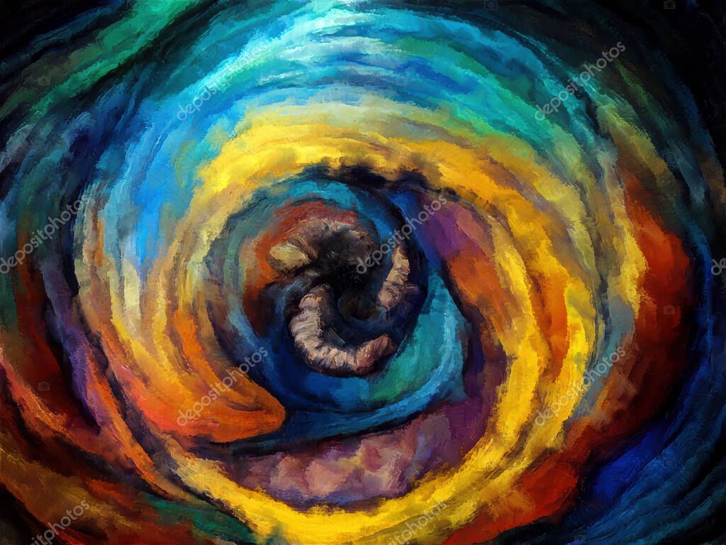 Serie Color Orgánico. Diseño compuesto por formas que recuerdan a ...