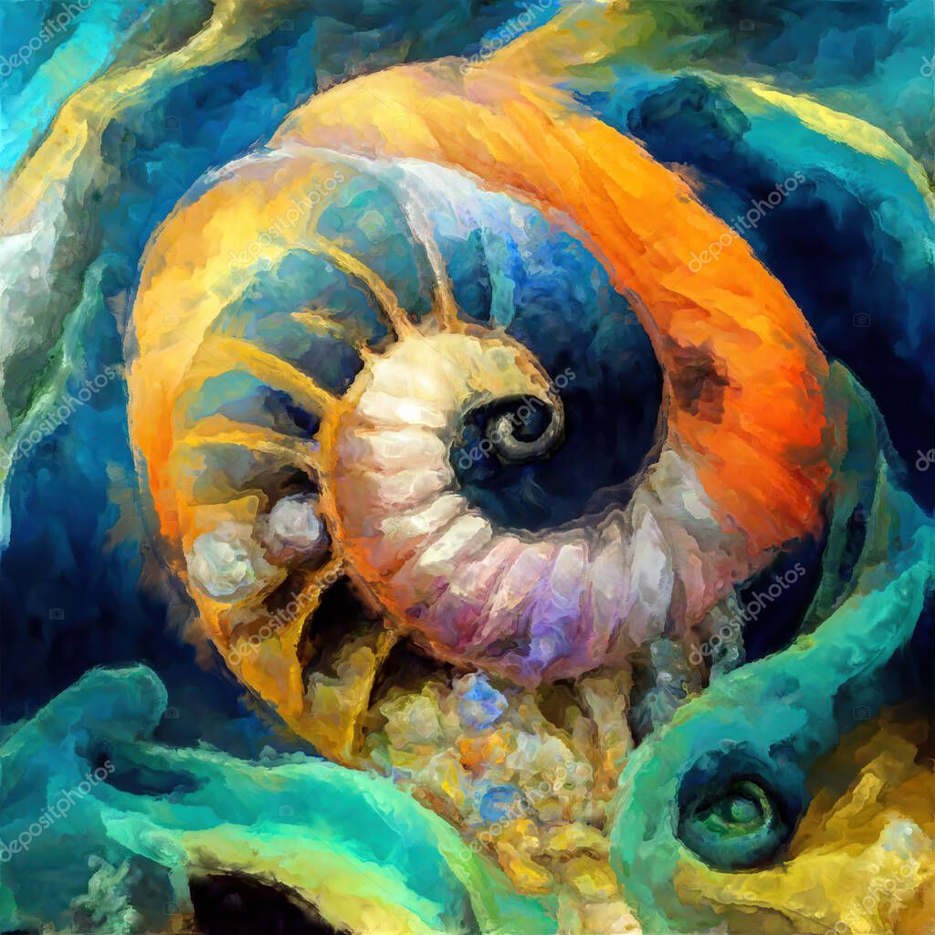 Serie Color Orgánico. Fondo compuesto por formas que recuerdan a formas ...