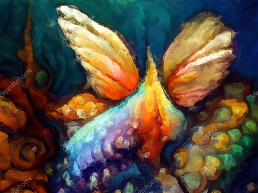 Serie Color Orgánico. Diseño compuesto por formas que recuerdan a ...