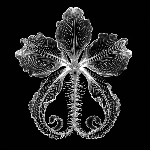 Lifeforms of creation series. Composición de una silueta de forma de ...