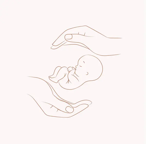 Baby hands Vector Images | Depositphotos