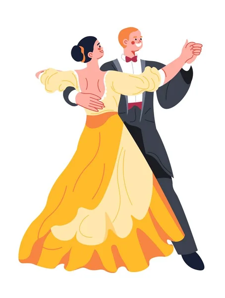 Hombre bailando vals imágenes de stock de arte vectorial | Depositphotos