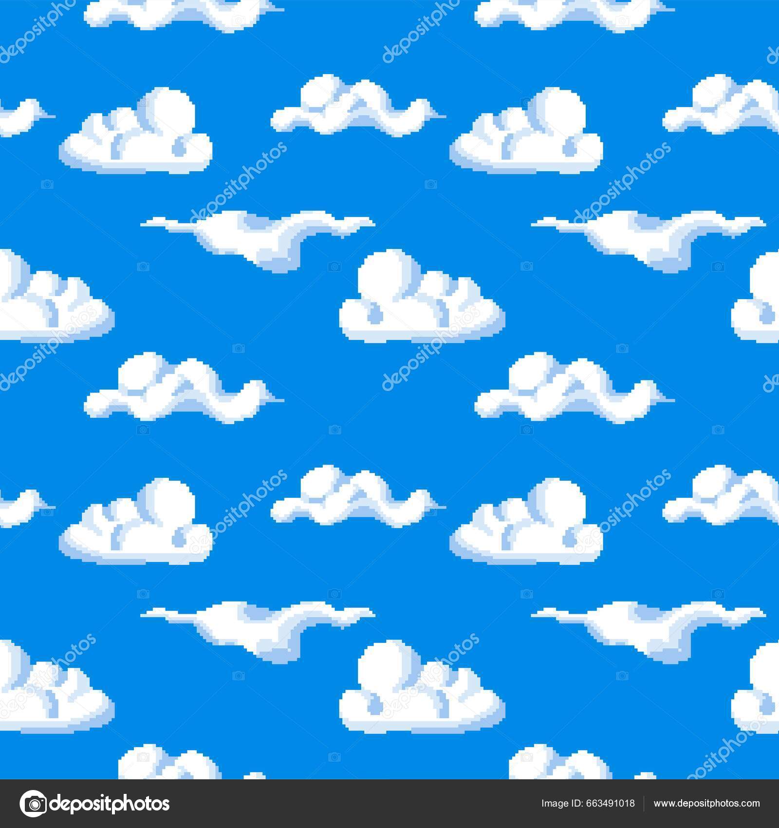 Levels Cartoon Clouds