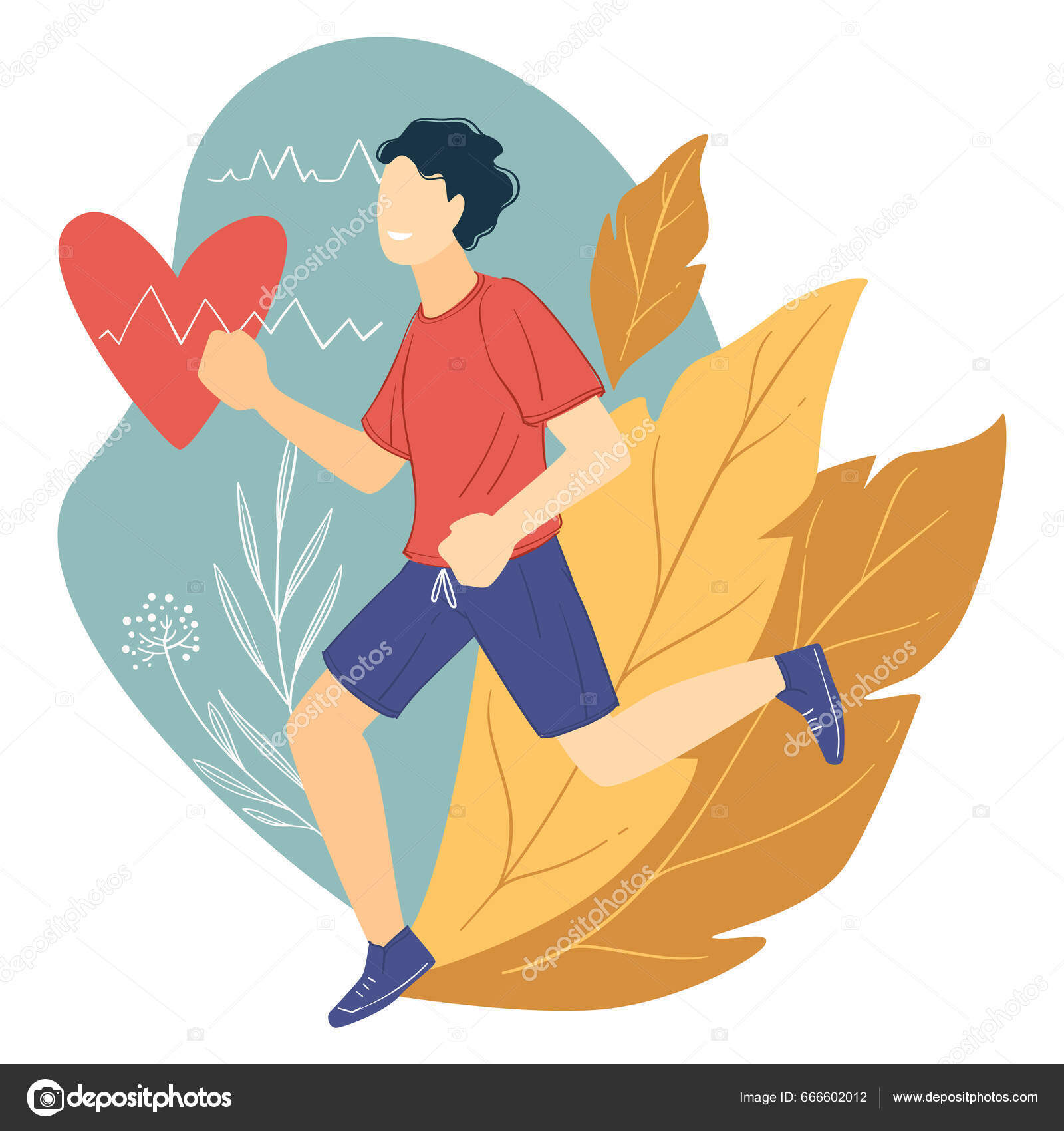 Leading Healthy Lifestyle Training Running Cardiac Health Improvement ...