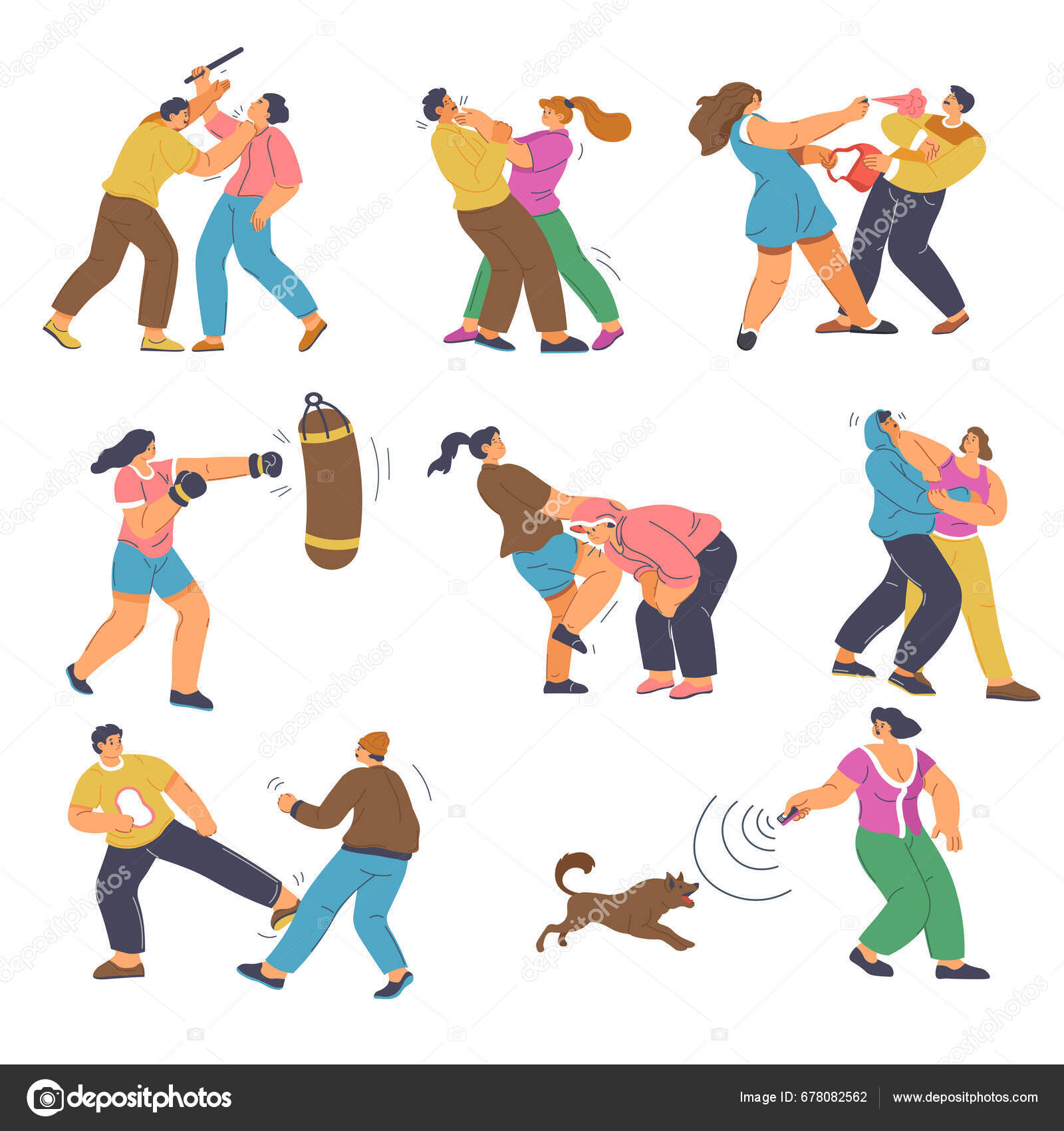 Self Defense Classes Tactics Strategies Protect Oneself Bad People ...