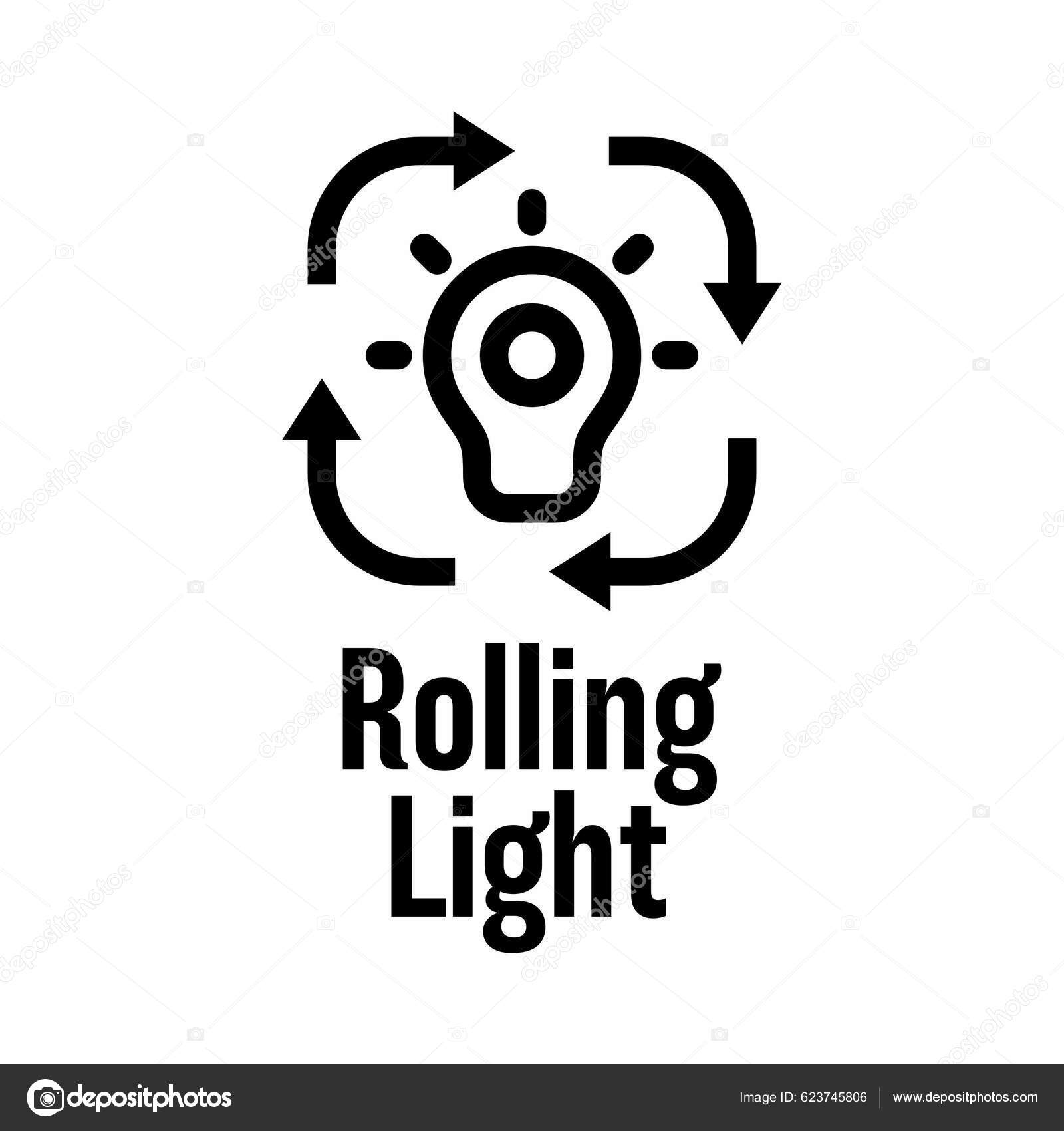 Rolling Light Vector Information Sign Stock Vector by ©Den.Barbulat ...