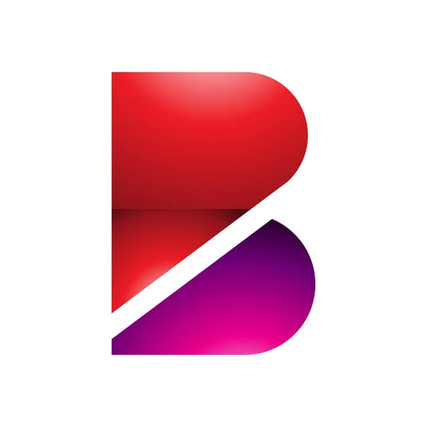 Red Orange Glossy Circle Shaped Letter Icon White Background Stock ...