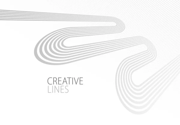Líneas en perspectiva vector fondo abstracto en gris claro y blanco ...
