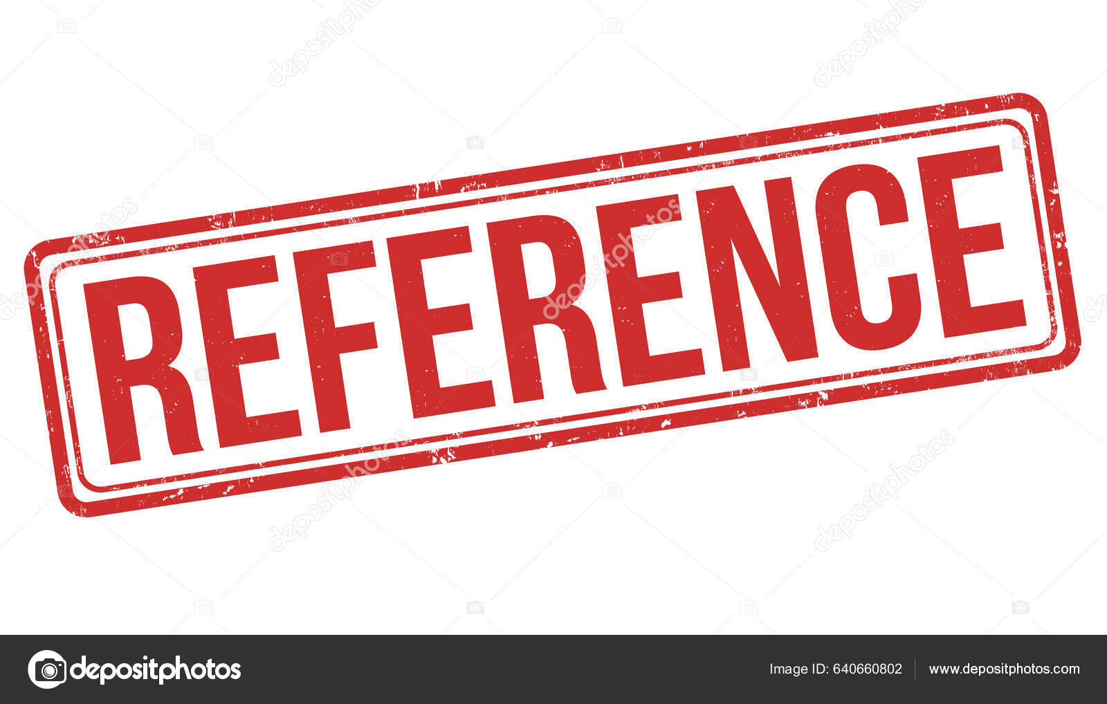 Reference Grunge Rubber Stamp White Background Vector Illustration ...