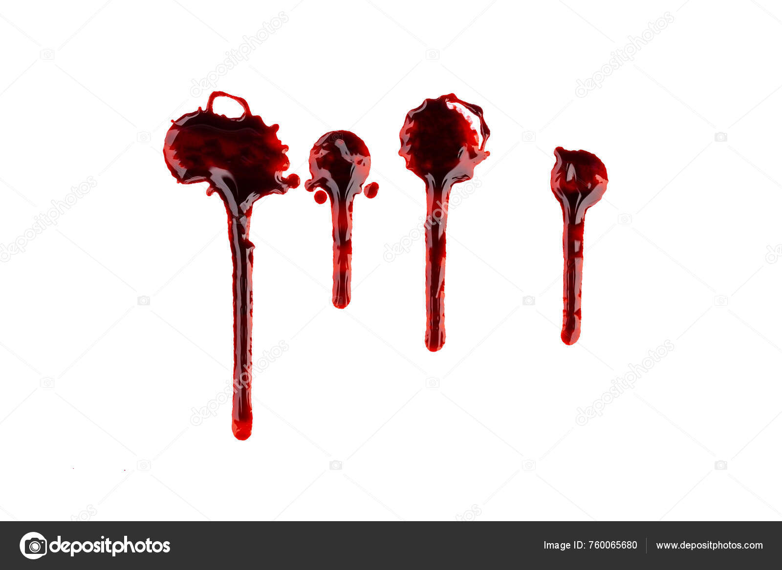 Set Bloody Blood Stains — Stock Photo © lobster20 #760065680