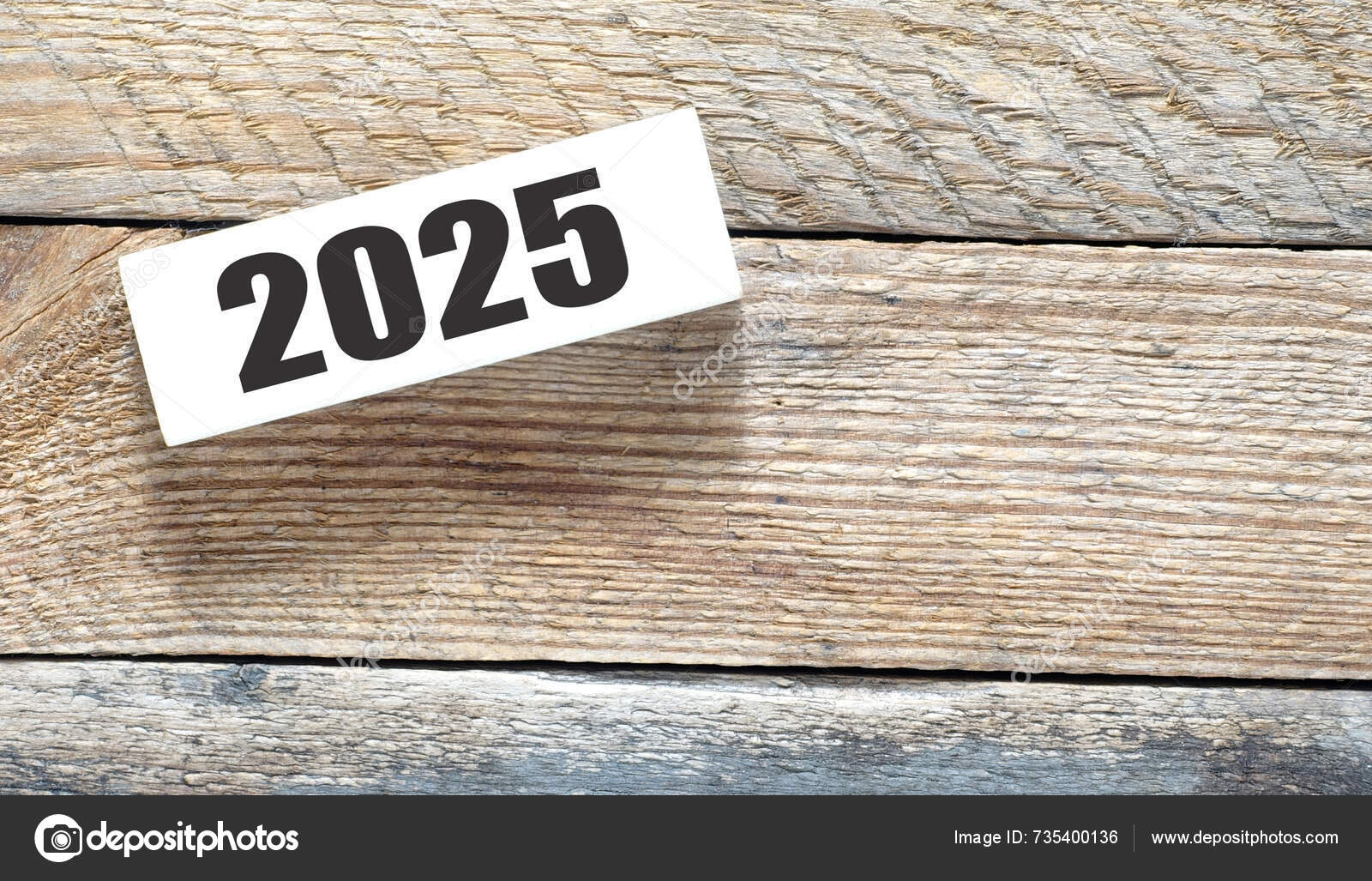 2025 Wooden Block Table — Stock Photo © roobcio #735400136