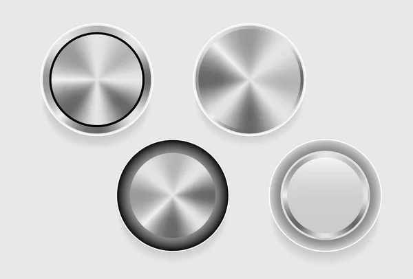 Metal button Vector Images | Depositphotos