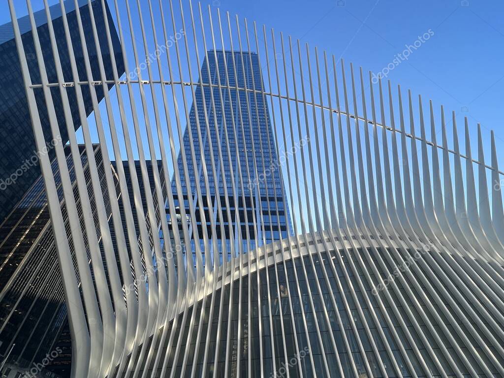 NEW YORK, NY - DEC 21:The Oculus of the Westfield World Trade Center ...