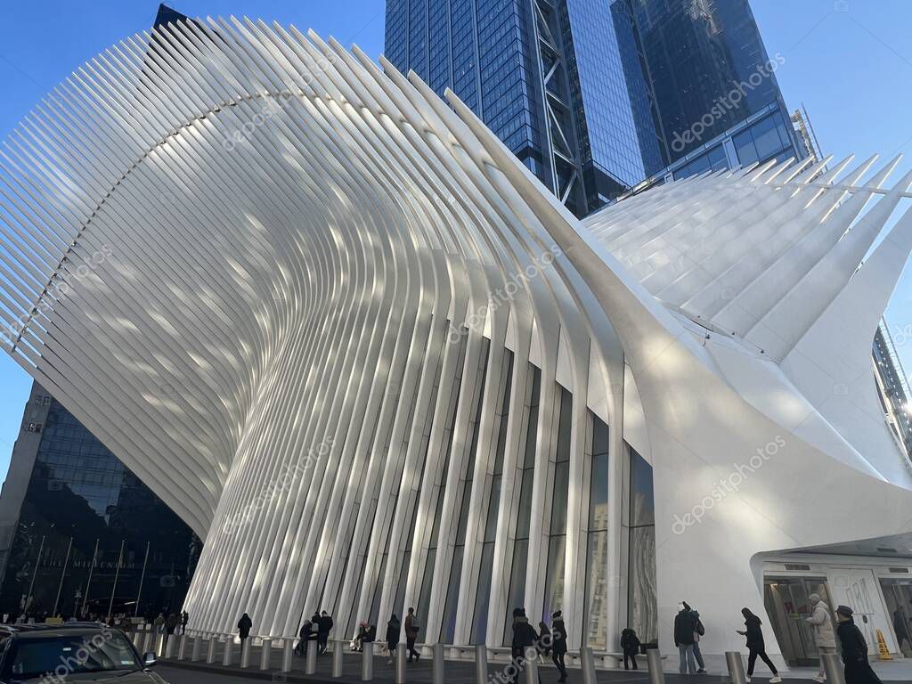 NEW YORK, NY - DEC 21:The Oculus of the Westfield World Trade Center ...