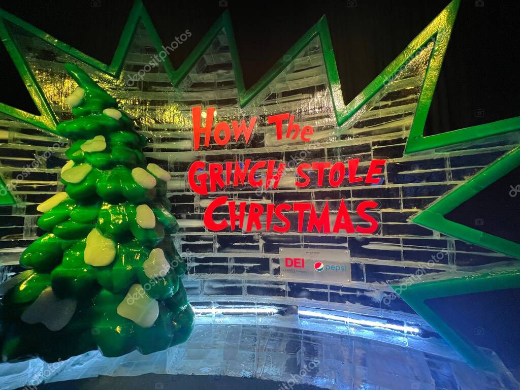 KISSIMMEE, FL - DEC 25: ICE! How The Grinch Stole Christmas show at ...