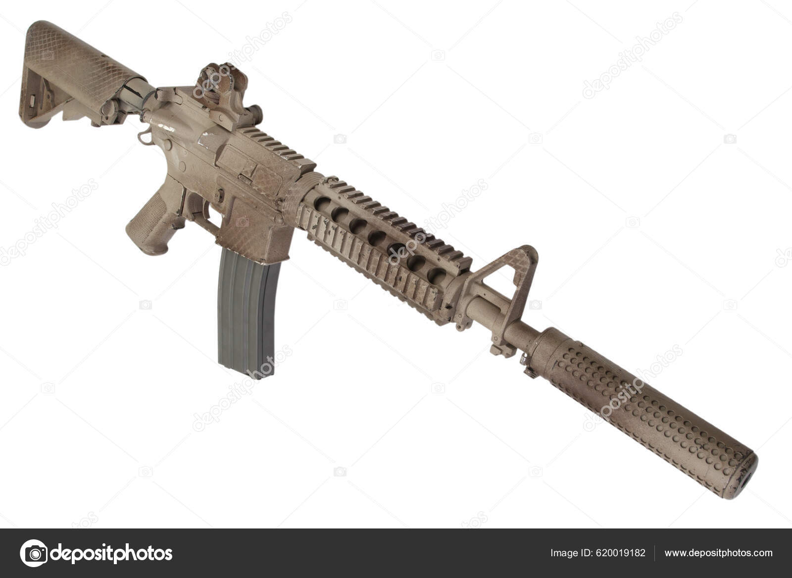 M4 Cqb With Silencer