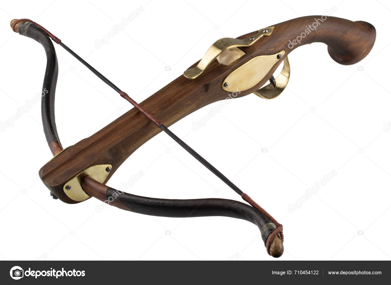 Vintage Small Crossbow Isolated White Background — Stock Photo © zim90 ...