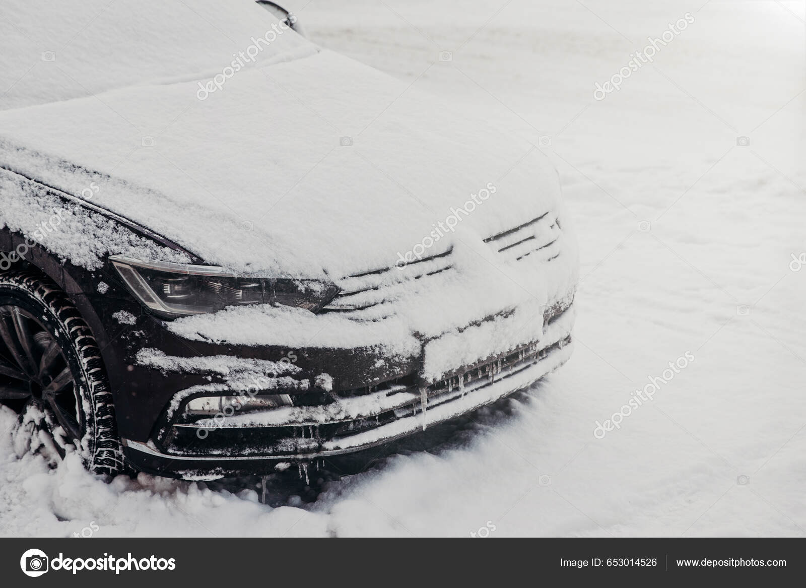Car Snow Drift