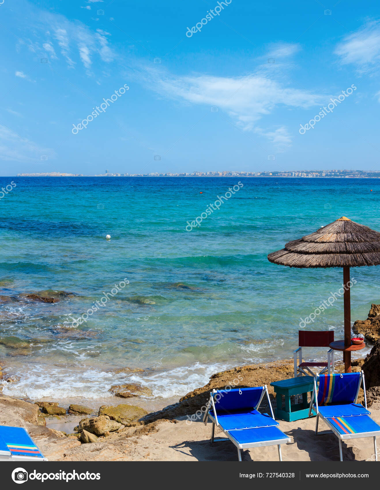 Pintoresca Playa Del Mar Jónico Punta Della Suina Salento Puglia — Foto ...