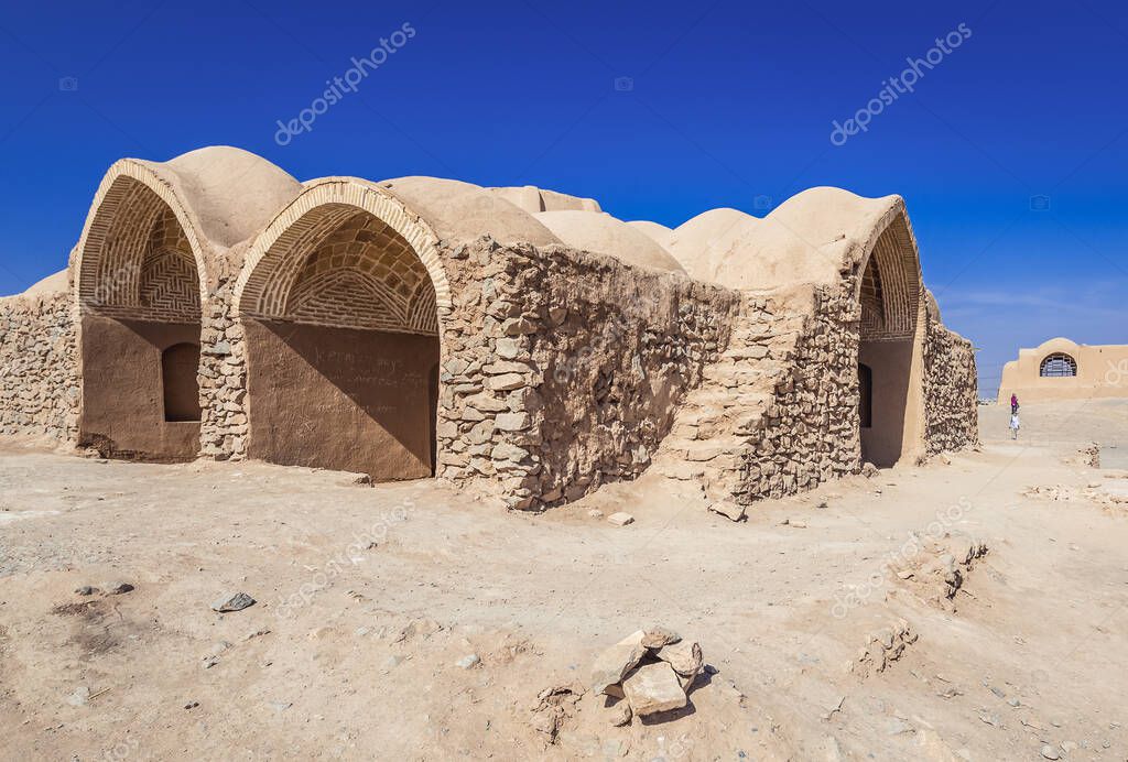 Remains of ritual building in area of Tower of Silence, Zoroastrian ...
