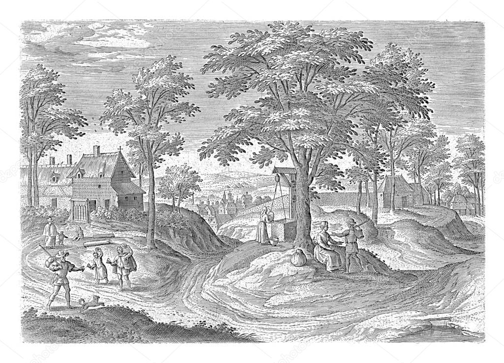 Vista de la casa de leprosos de Scheut, en el municipio de Anderlecht ...