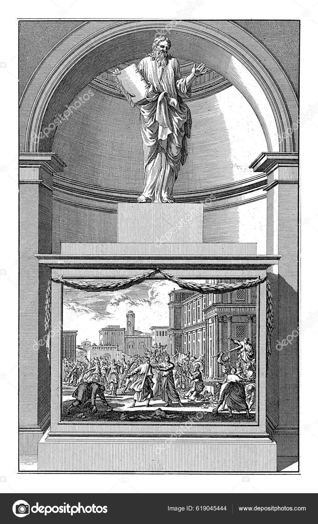 Apostle James Less Jan Luyken Jan Goeree 1698 Apostle James Stock ...