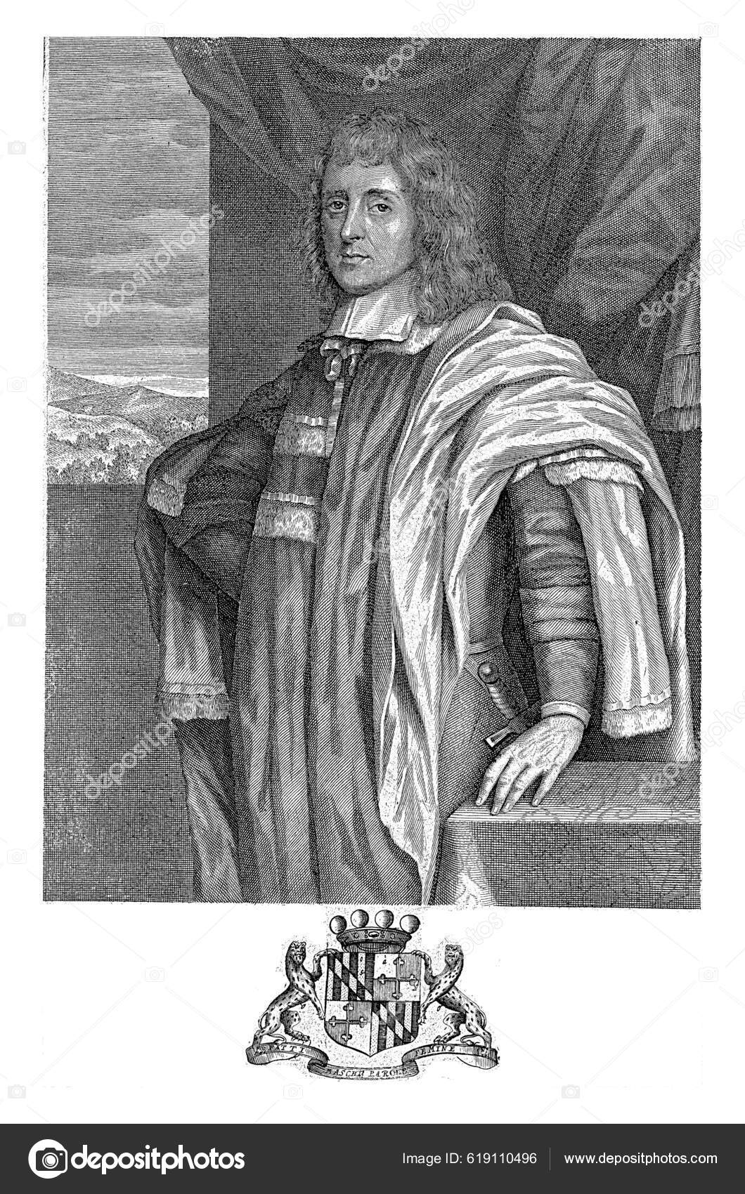 Portrait Cecilius Calvert Baron Baltimore Abraham Bloteling Anonymous ...