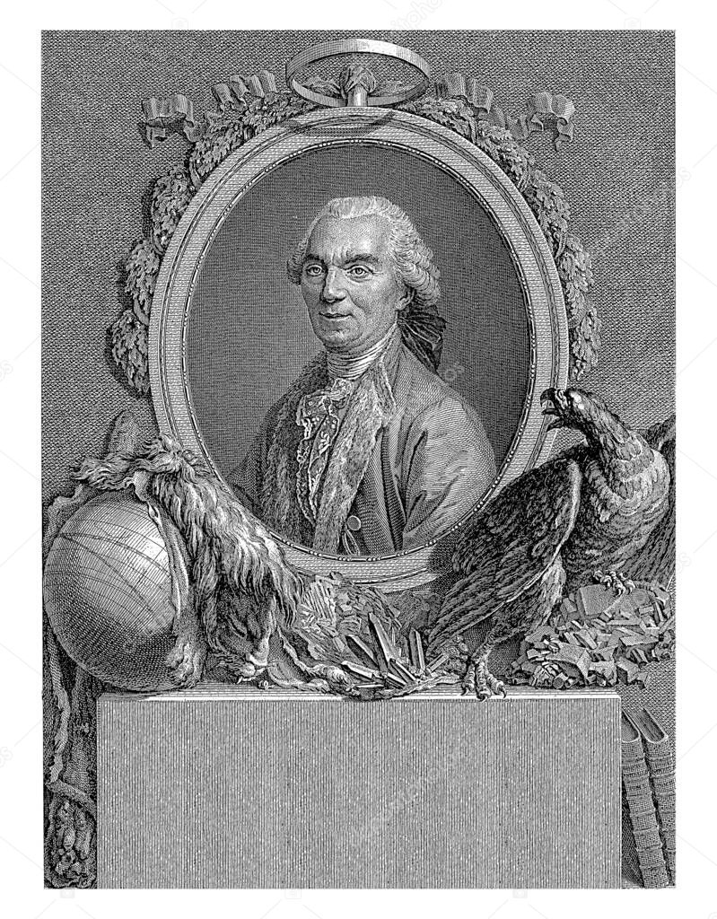 Retrato de Georges-Louis Leclerc, conde de Buffon, Vincenzo Vangelisti ...