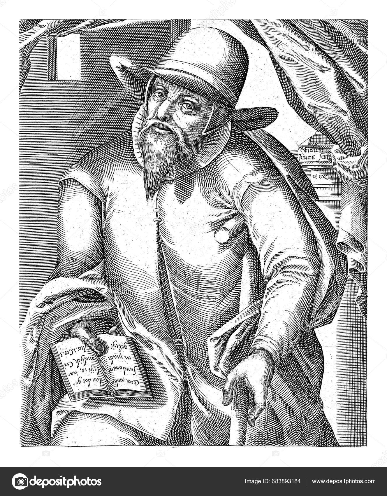 Portrait Menno Simons Christopher Shechem 1677 Portrait Menno Simons ...