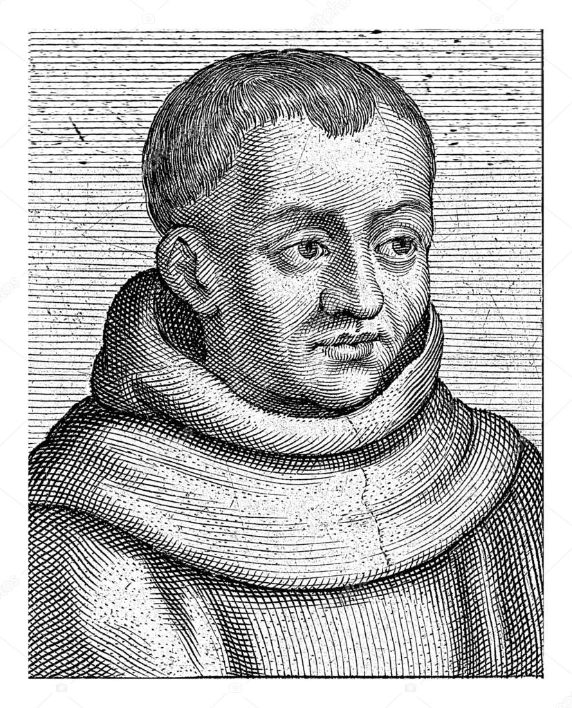 Retrato de San Cornelio van Wijk bij Duurstede, Jacob Matham, 1617 ...