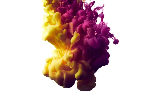 Abstract Paint Splash Isolated White Background — Stock Photo © Nik ...