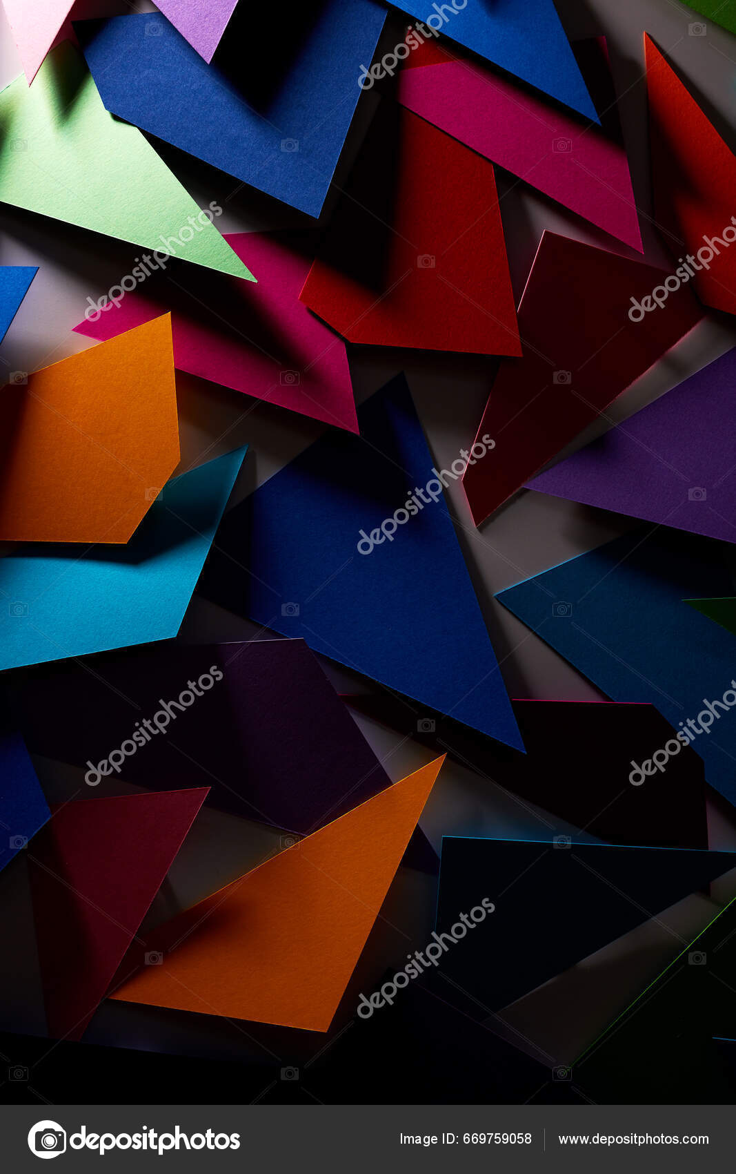 Origami Paper Texture Abstract Background Triangles Stock Photo by ©Nik ...