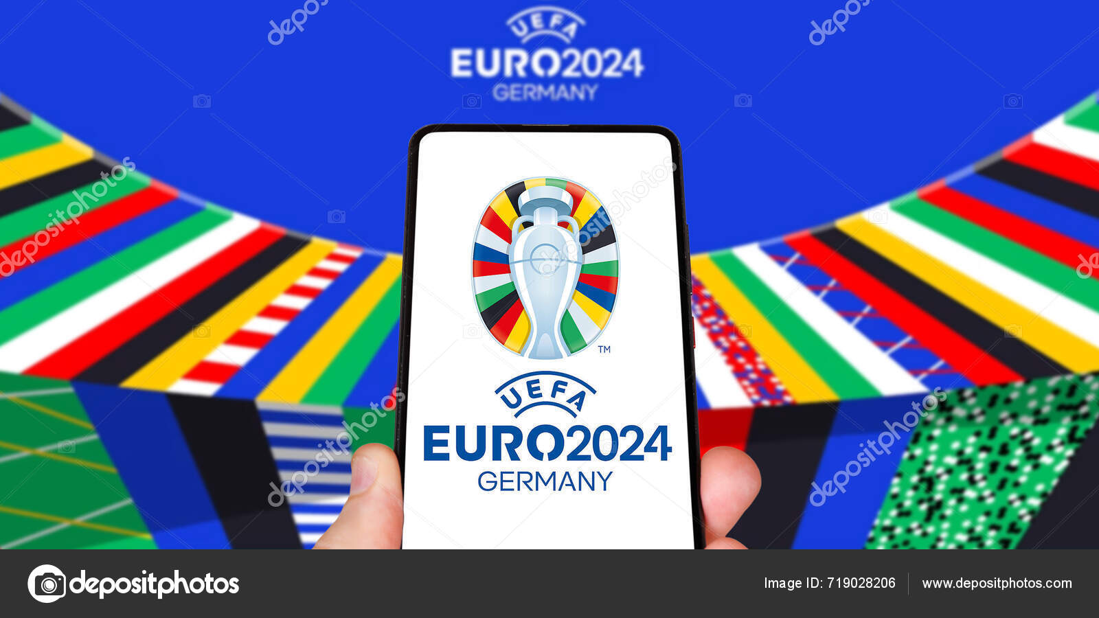 Jerman Mei 2024 Kejuaraan Sepak Bola Eropa Uefa 2024 Logo — Foto Editorial Stok © Boarding2Now ...