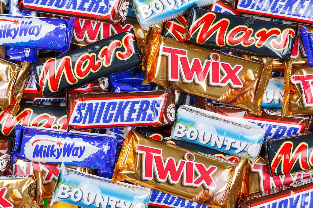 Stuttgart, Alemania - 7 de noviembre de 2023: Productos de Mars Inc ...