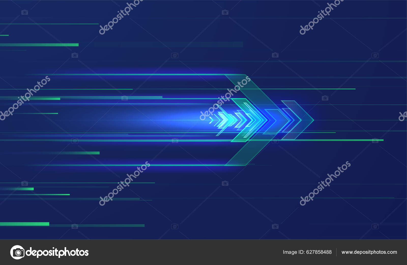Abstract Speed Movement Arrows Digital Innovation Concept Your Design ...
