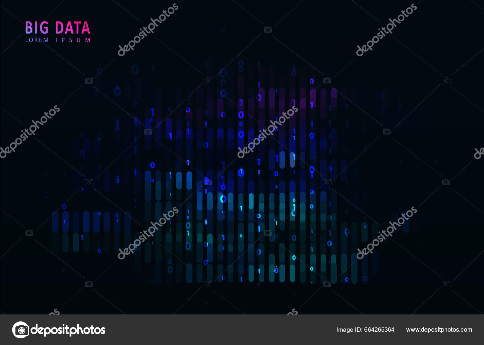 Artificial Intelligence Machine Learning Abstract Digital Code Visualization Big Data Stock ...