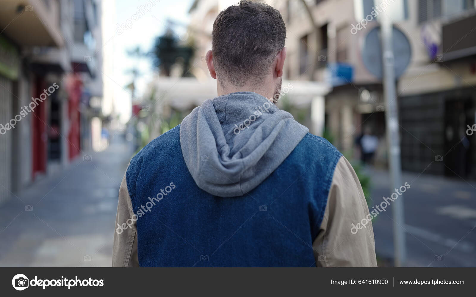 Guy Standing Backwards