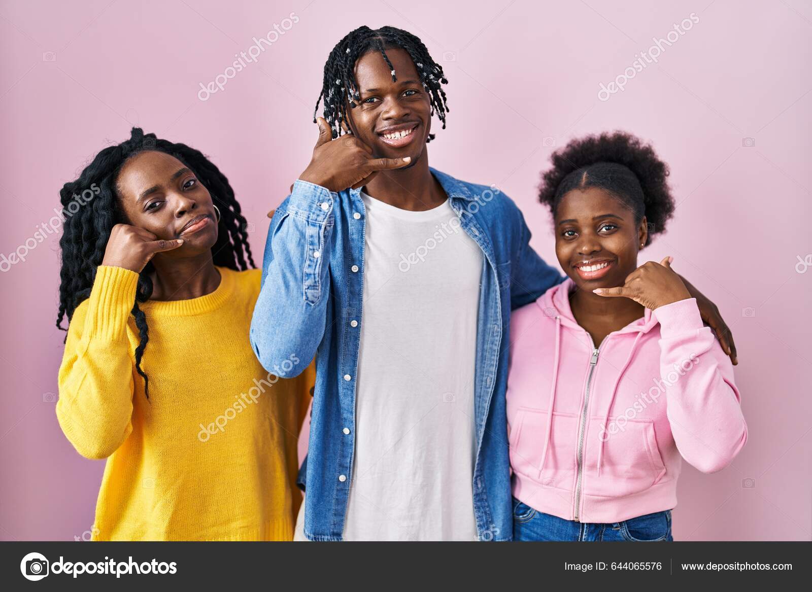 Young Black People Smiling