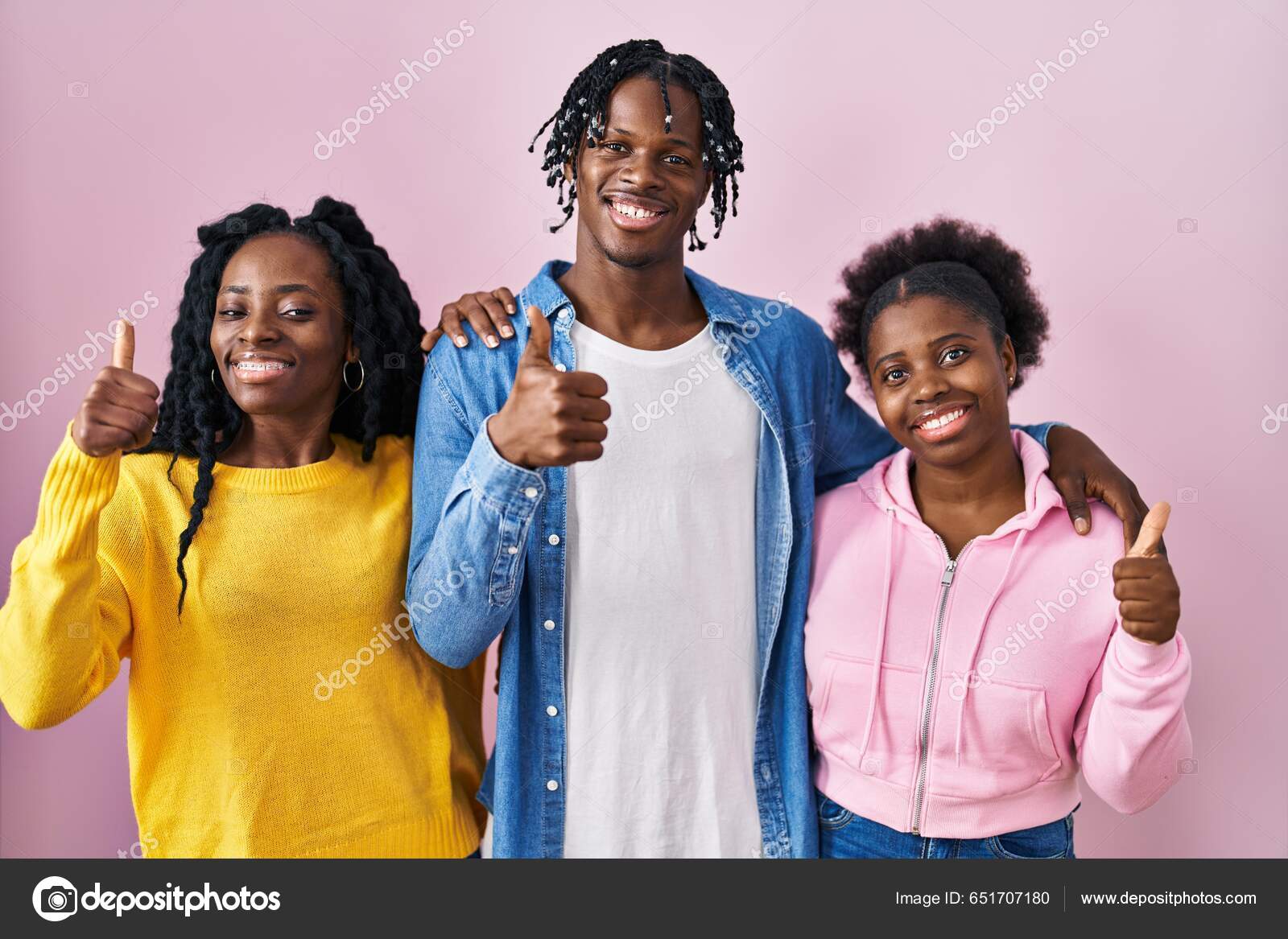 Happy Young Black People