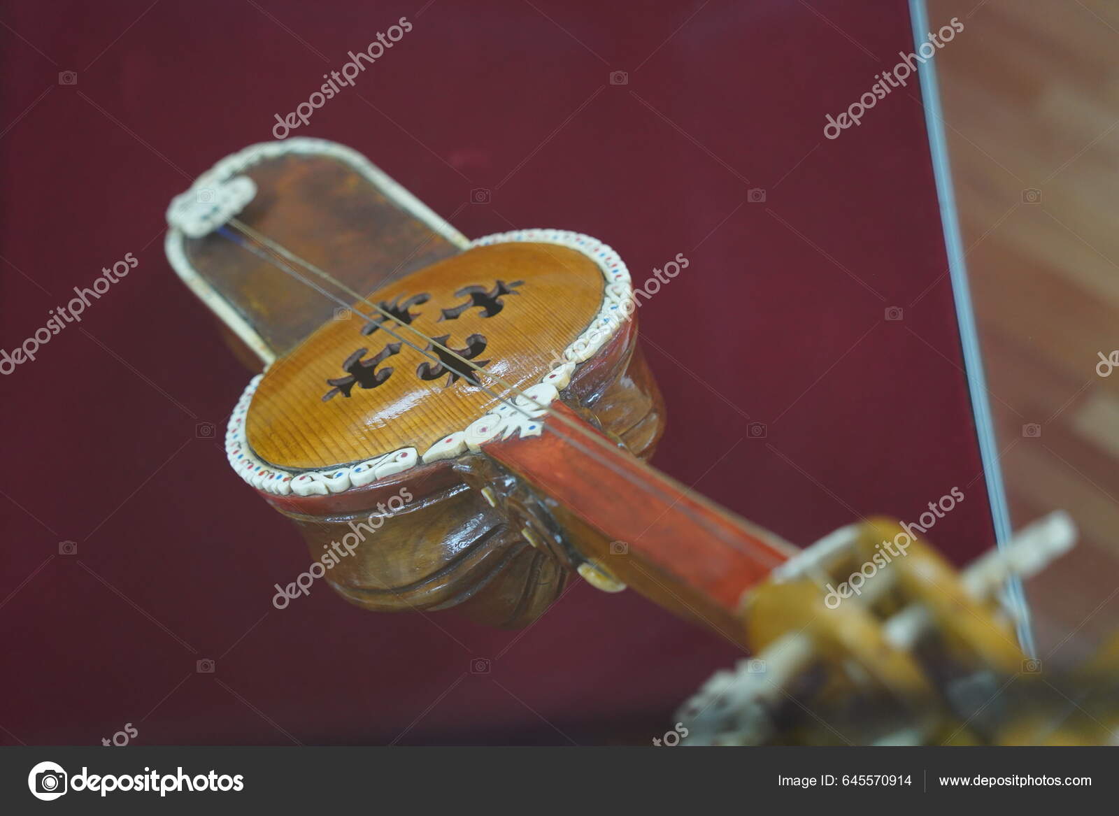 Almaty Kazakhstan 2021 Ancient National Musical Stringed Instruments ...