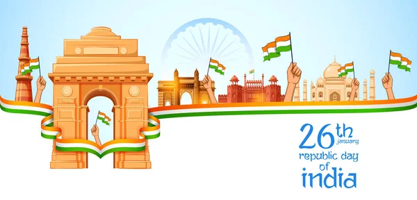 Happy republic day india Vector Images | Depositphotos