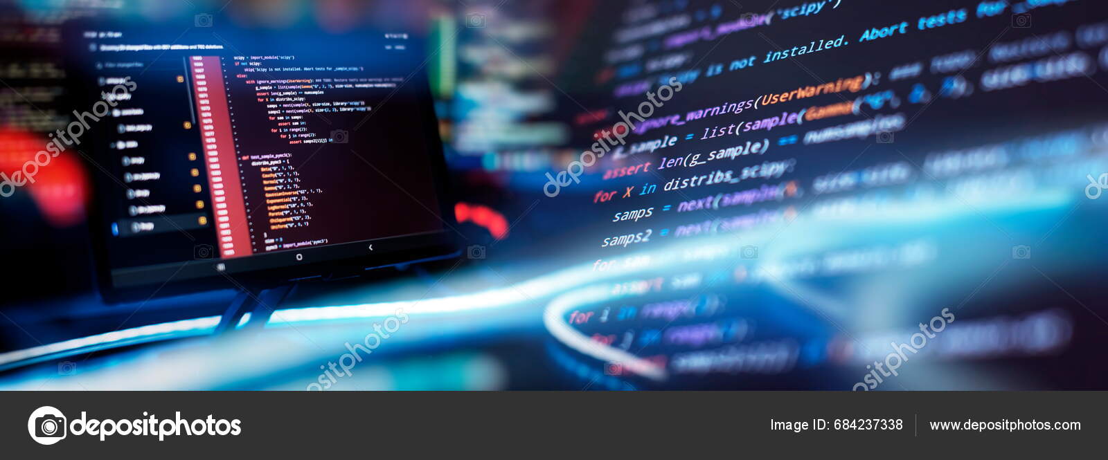 Digital Technology Industry Concept Development Programming Coding ...