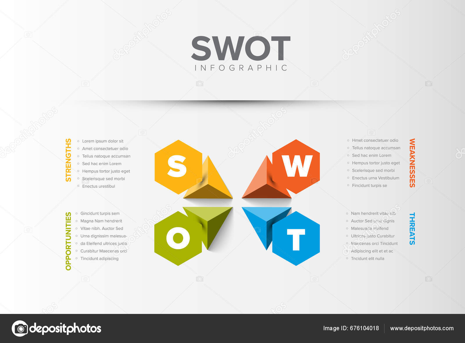 Vector Swot Fortalezas Debilidades Oportunidades Amenazas Plantilla ...