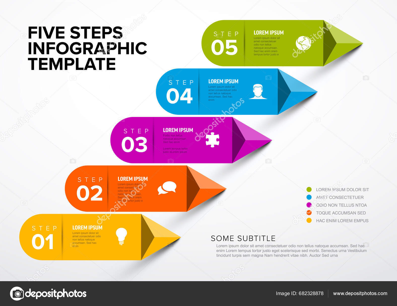 Vector Multipurpose Infographic Template Title Six Steps Items ... Vector Multipurpose Infographic Template Title Six Steps Items ...