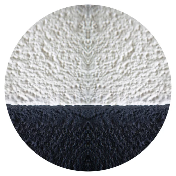 Textura de pared de color blanco y negro con superficie rugosa, yeso de ...