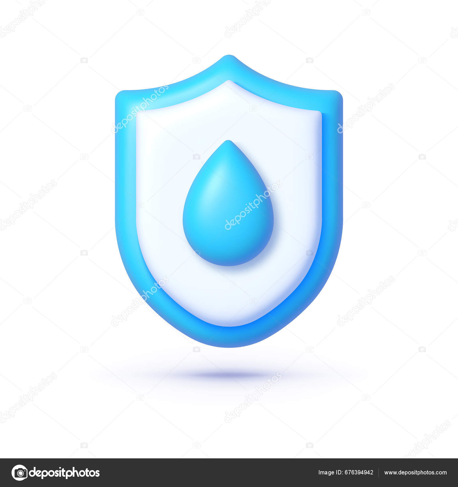 Water Shield Great Design Any Purposes Internet Network Concept ...